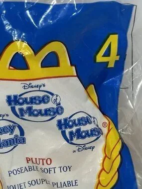 McDonald's | Toys | Mcdonalds House Of Mouse Pluto Poseable Soft Toy ...